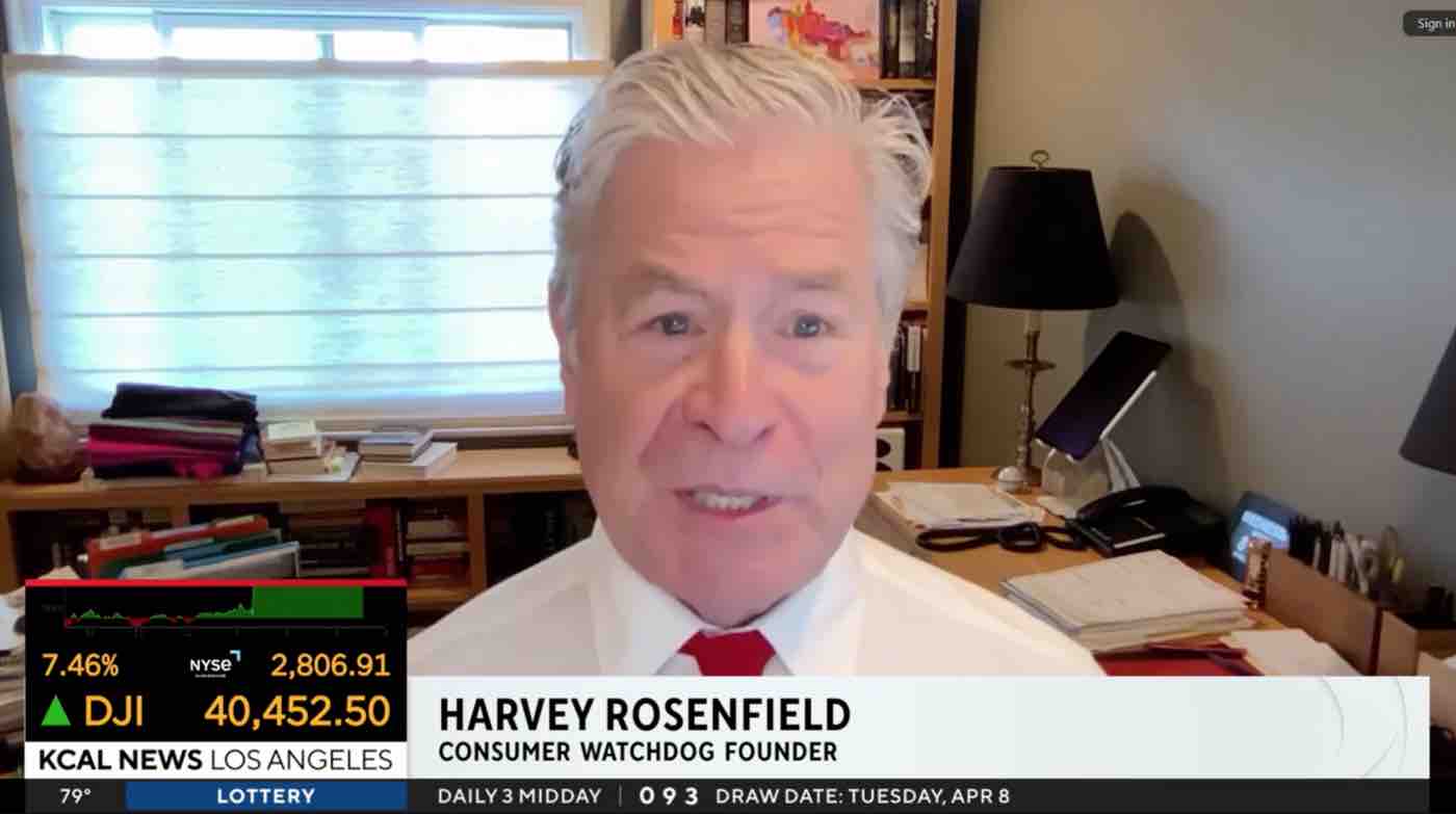 KCAL-LA - Los Angeles, CA: State Farm Rate Hike Hearing - Consumer Watchdog